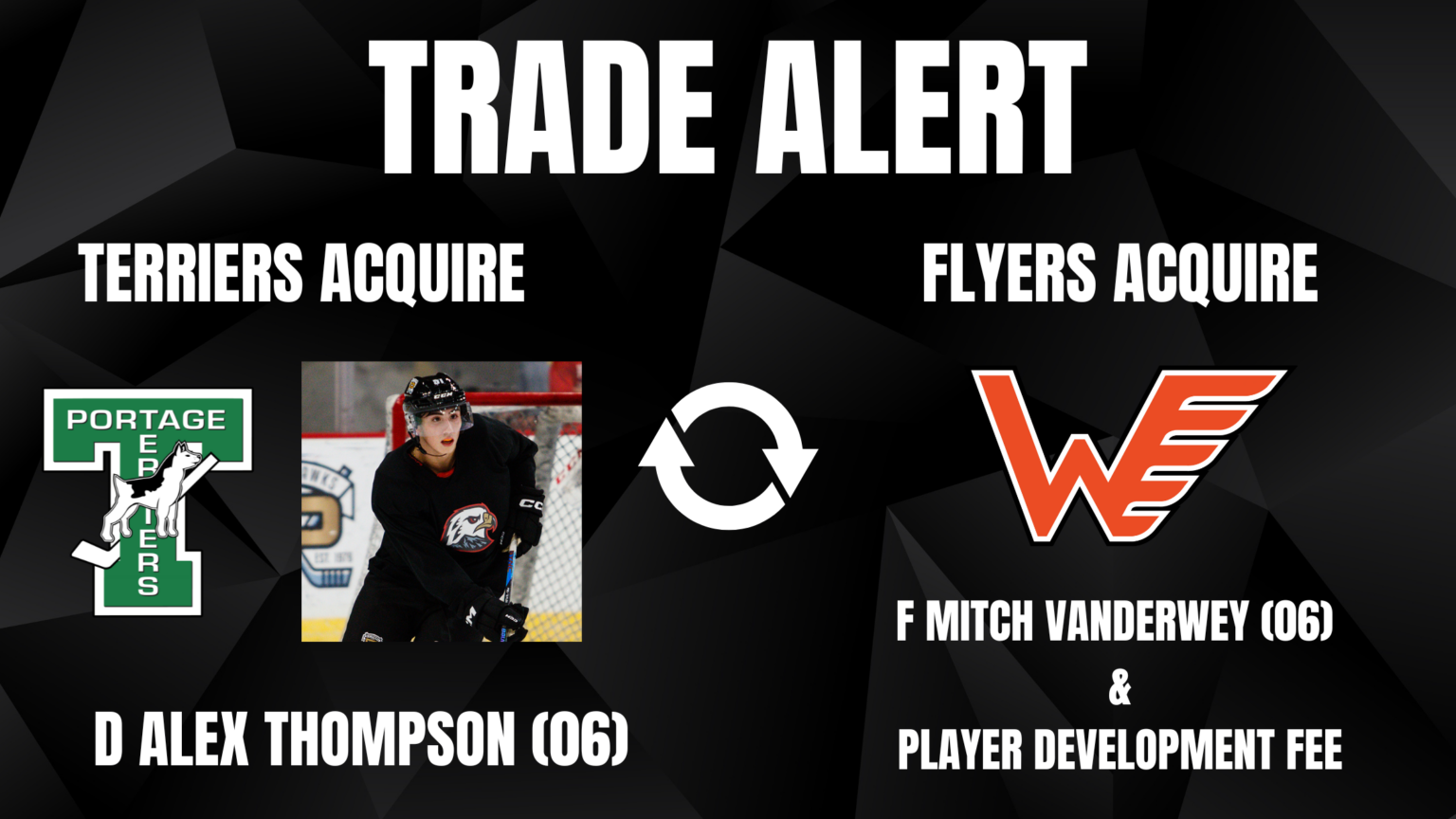 Terriers Add Right Shot Defenceman | Portage Terriers